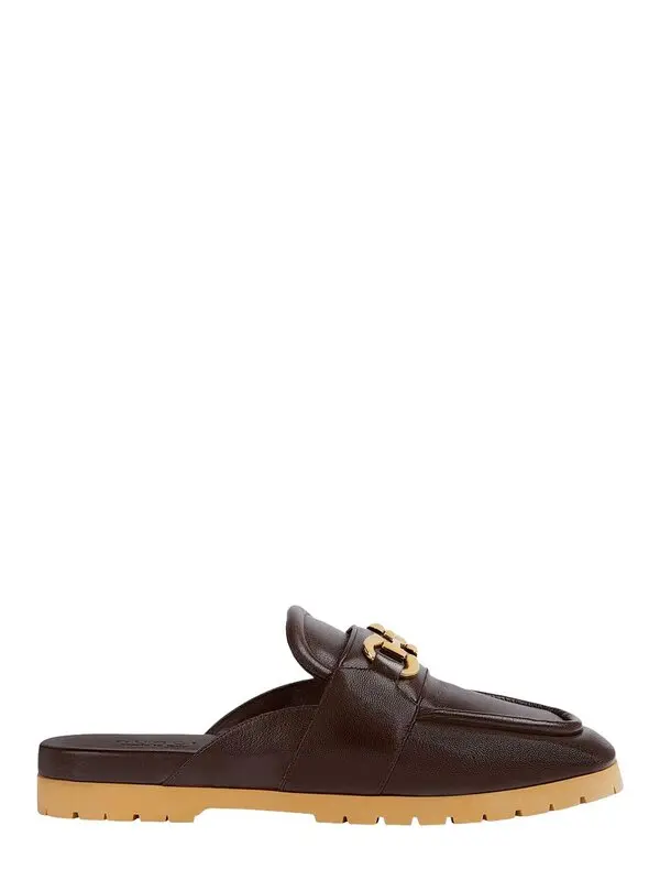 Gucci Horsebit Leather Mules - Brown