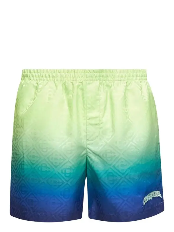 Casablanca Monogram Swim Shorts - Green