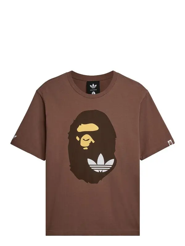 Adidas X Bape Ssl Tee - Brown