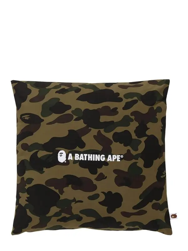 A BATHING APE 1st Camo Square Cushion - Green