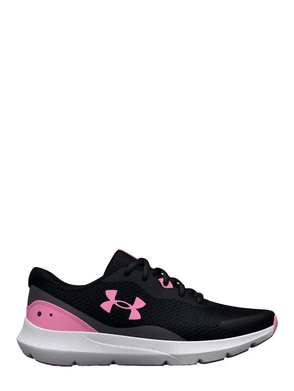 Under Armour Surge 3 Gs Athletic Sneakers - Black