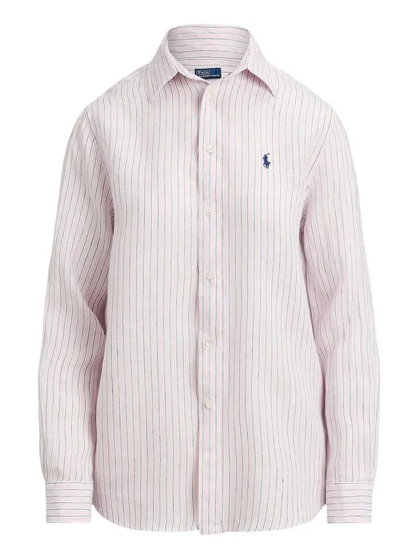 Polo Ralph Lauren Long-sleeve Collared Shirt - Pink