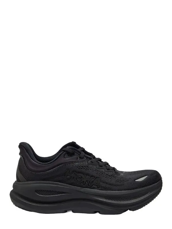 HOKA® Bondi 9 Mesh-knit Sneakers - Black