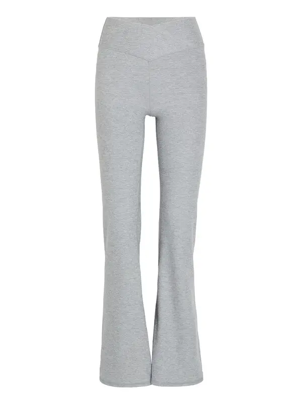 Vuori Elevation Rhythm Flare Stretch-jersey Legging - Grey
