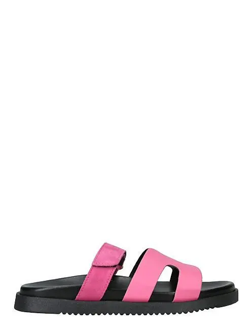 Steve Madden Missile Leather Sandals - Pink