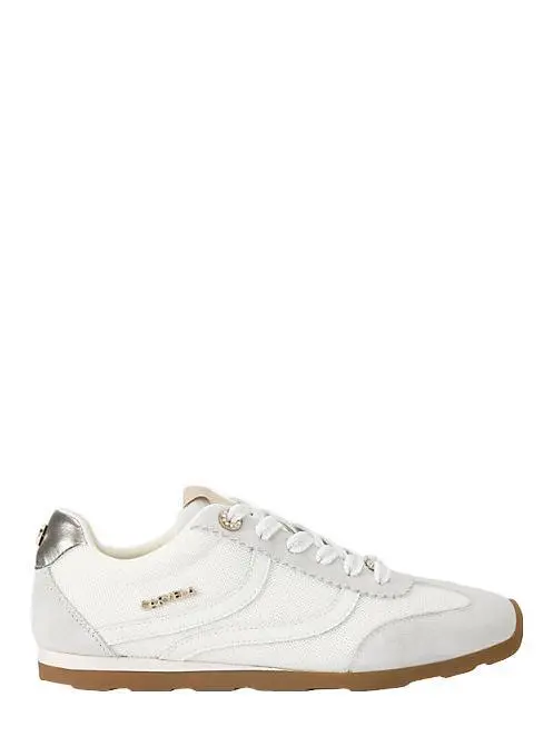 Carvela Florence Suede And Mesh Trainers - White/comb