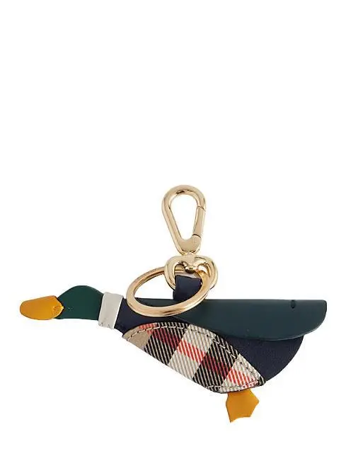Burberry Duck Leather Bag Charm - Vine