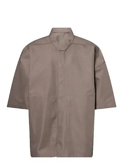 Rick Owens Jumbo Faun Cotton-blend Shirt - Dust