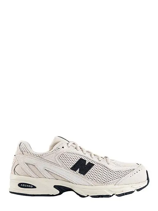 NEW BALANCE 509 Leather And Mesh Trainers - Cream Black