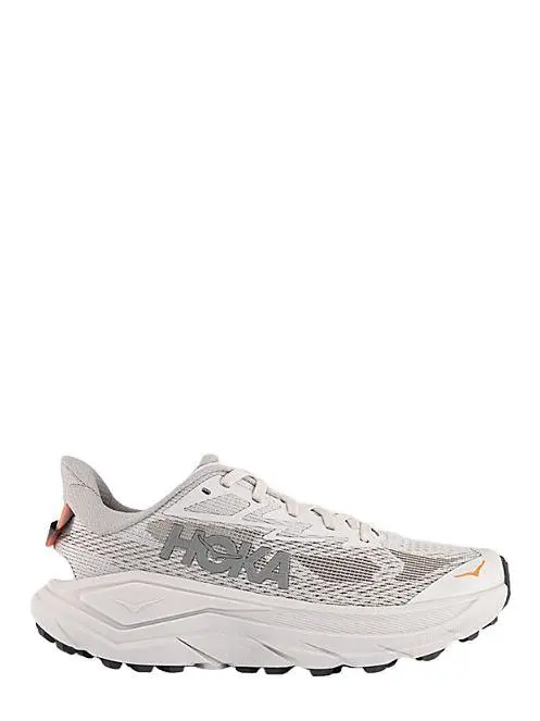 DECKERS HOKA Challenger 8 Woven Trainers - Stucco Asphalt Grey F