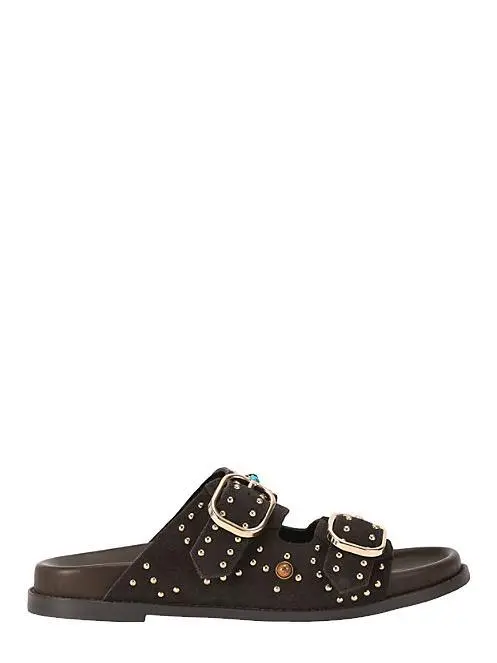 Kurt Geiger Rosabella Suede Sandals - Brown/oth