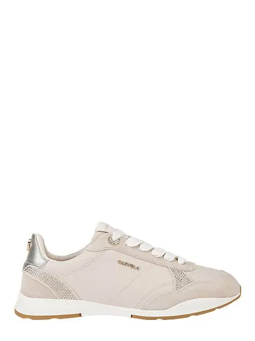 Carvela Attivo Faux-leather Trainers - Beige