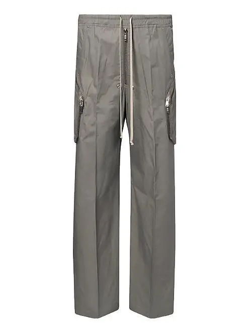 Rick Owens Heizer Belas Cotton Cargo Trousers - Euca