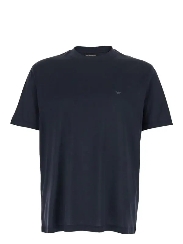 Emporio Armani Logo T-shirt - Blue