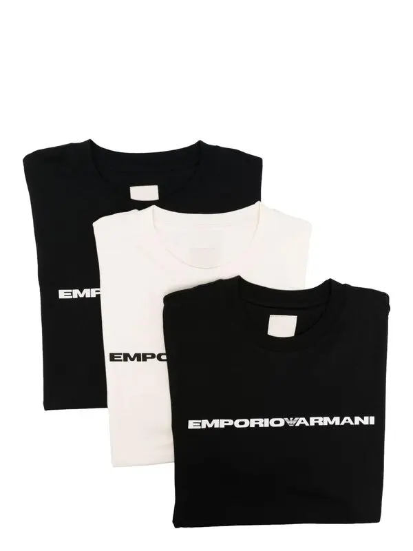 Emporio Armani Logo T-shirt -3 Pack - Multi