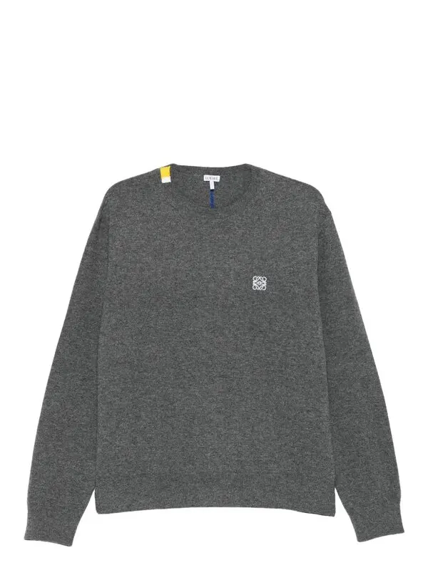 Loewe Anagram Wool Sweater - Grey