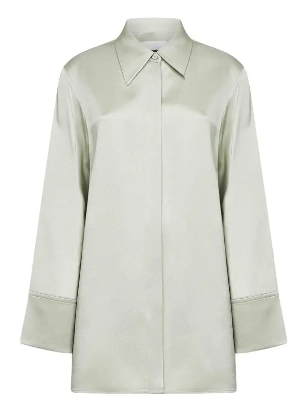 JIL SANDER Long Shirt - Green