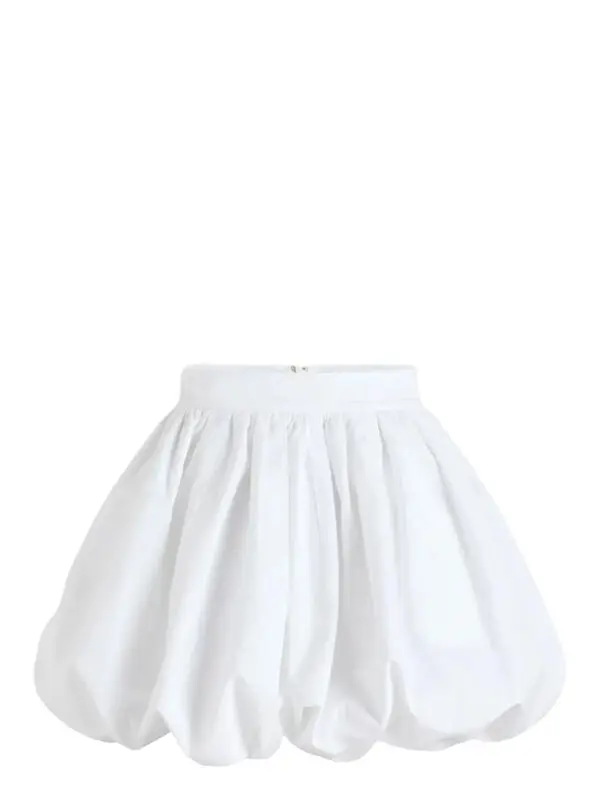 Patou Balloon Miniskirt - White