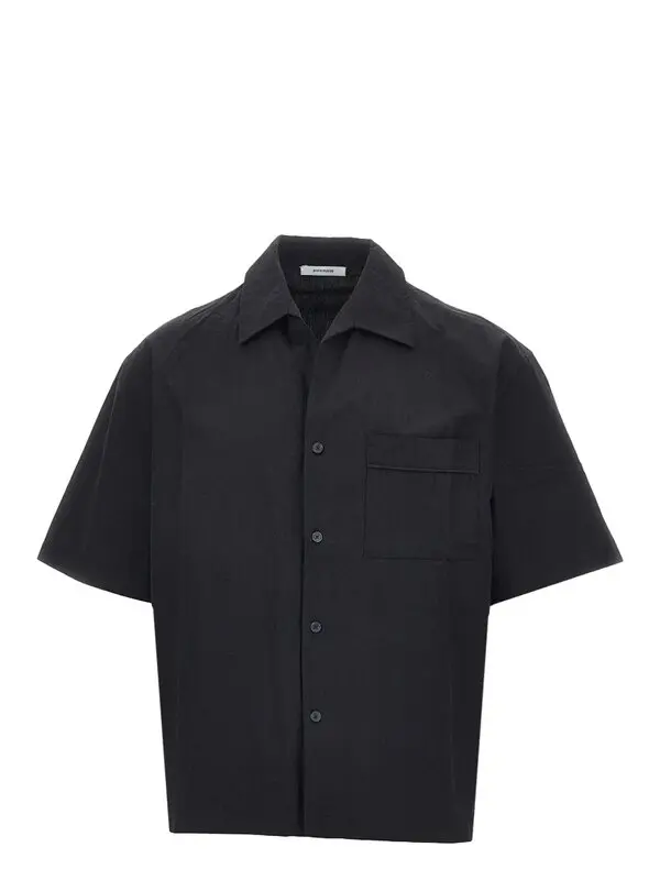 ENTIRE STUDIOS Pajama Shirt - Black