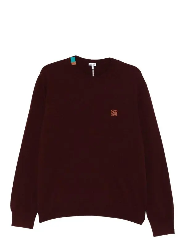 Loewe Anagram Wool Sweater - Red