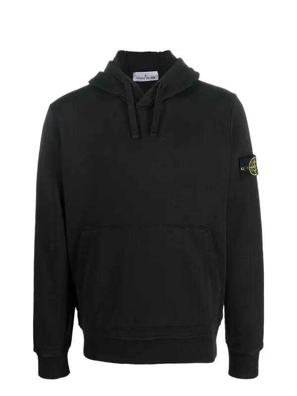 Stone Island Cotton Sweatshirt - Black