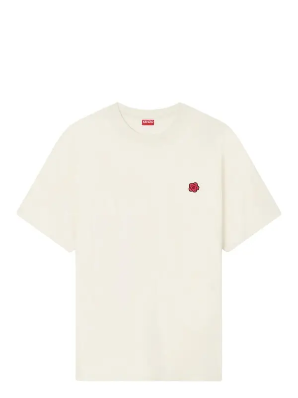 Kenzo Boke Flower Cotton T-shirt - Beige