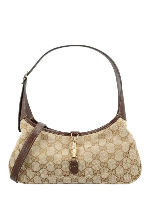Gucci Jackie Slim Small Shoulder Bag - Beige