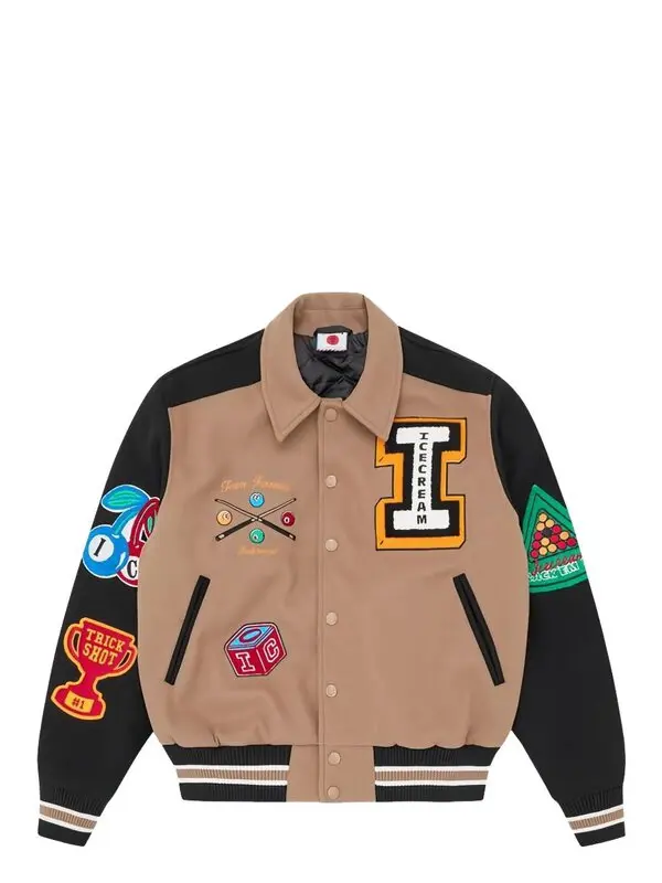 ICECREAM Patch Bomber Jacket - Grey