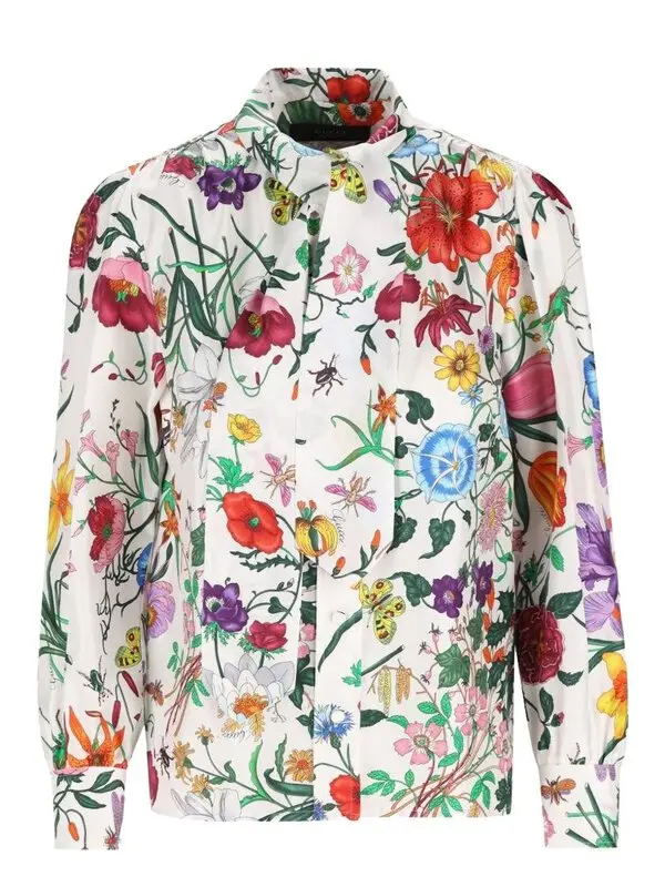 Gucci Printed Silk Shirt - Multi