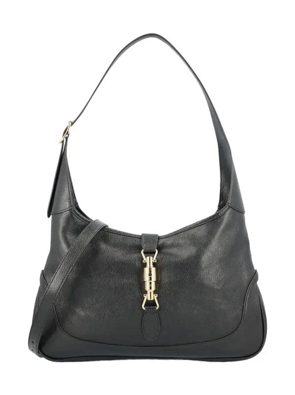 Gucci Jackie 1961 Medium Leather Shoulder Bag - Black