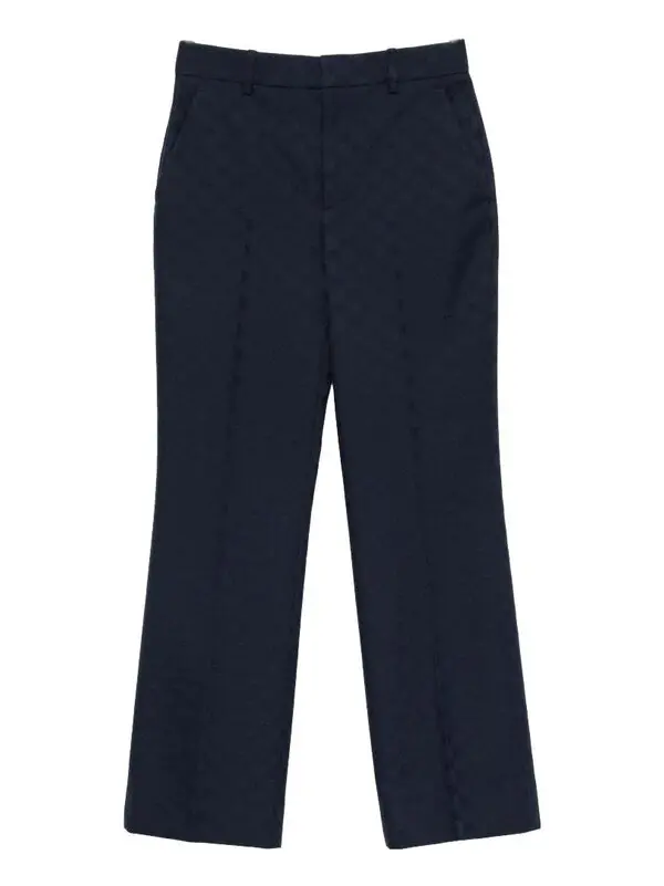 Gucci Cotton-blend Trousers - Blue