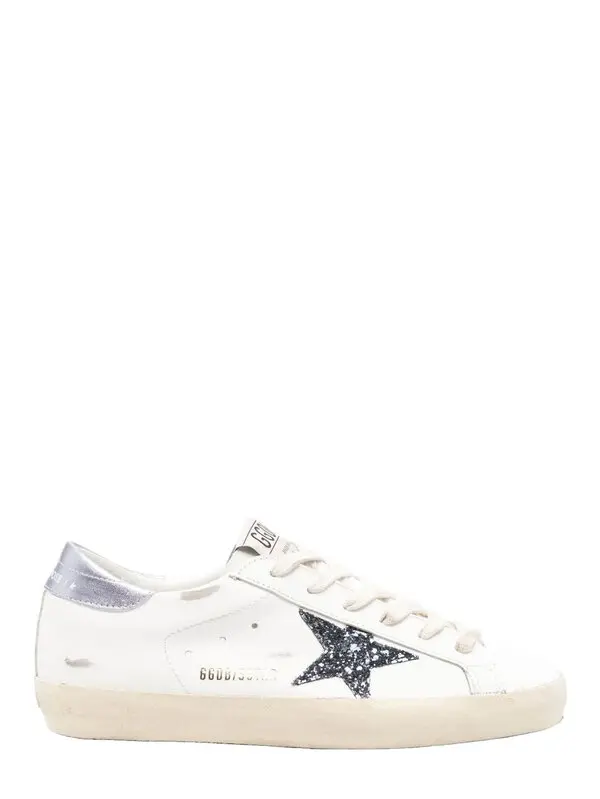 GOLDEN GOOSE Super-star Leather Sneakers - Purple