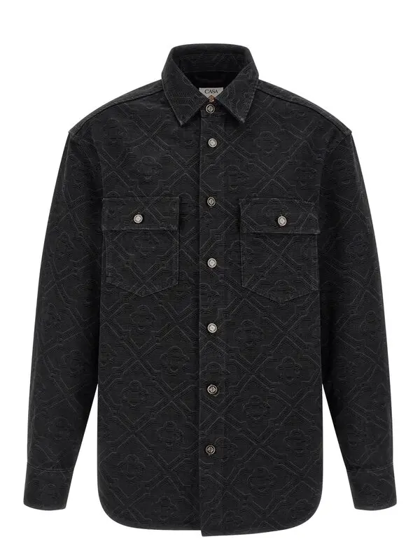 Casablanca Monogram Shirt - Black