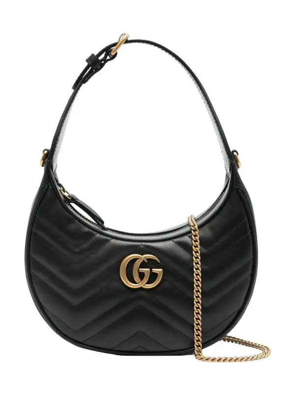 Gucci Gg Marmont Leather Mini Bag - Black