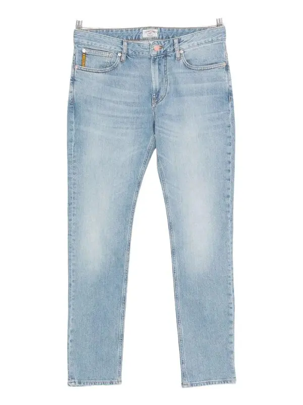 Emporio Armani Denim Cotton Five-pocket Jeans - Blue