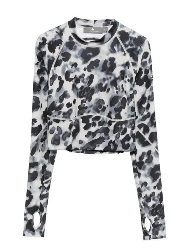 Adidas By Stella McCartney Open-back T-shirt - Black