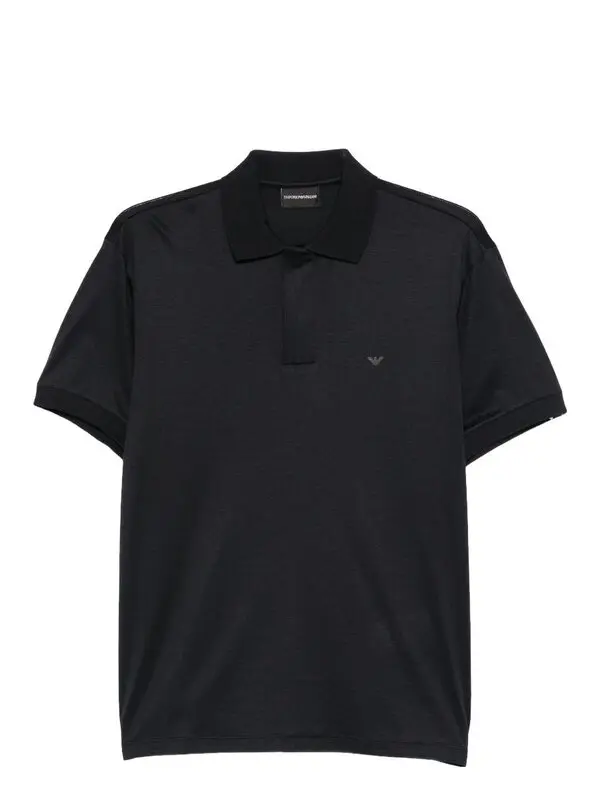 Emporio Armani Logo Polo Shirt - Blue