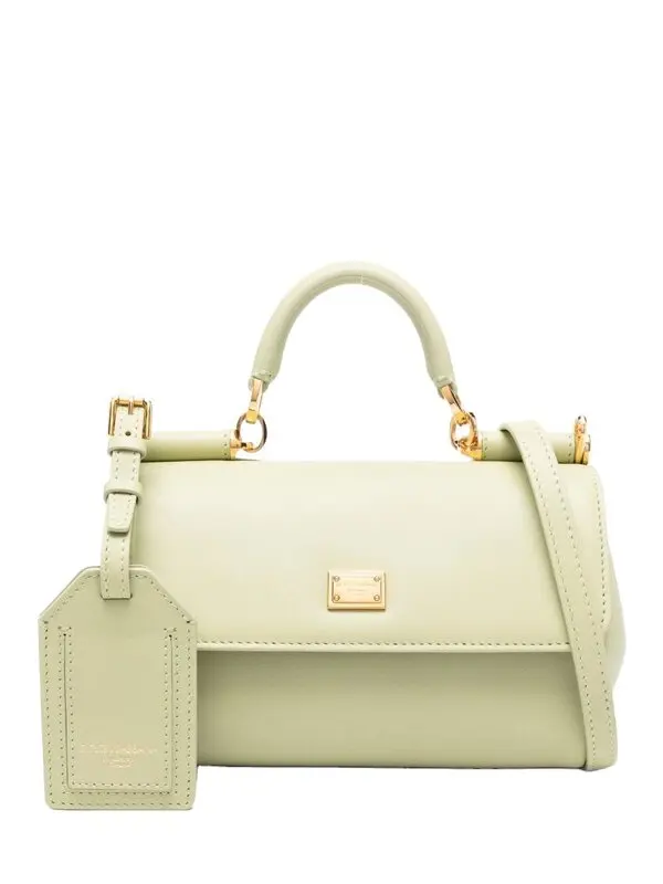 Dolce & Gabbana My Sicily Mini Leather Handbag - Green