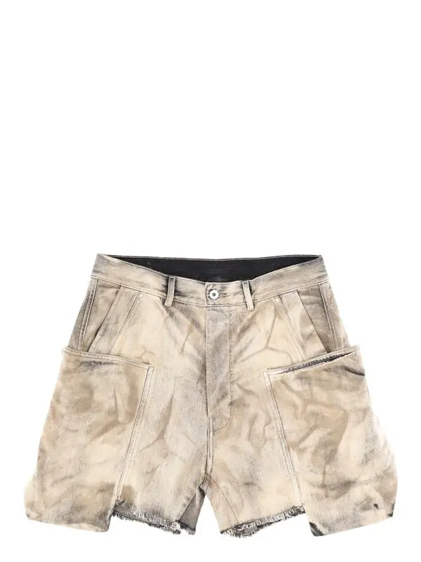 Rick Owens Stefan Cargo Shorts - Beige