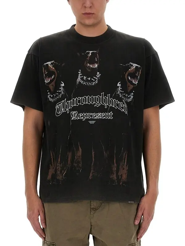REPRESENT Thoroughbred" T-shirt - Black