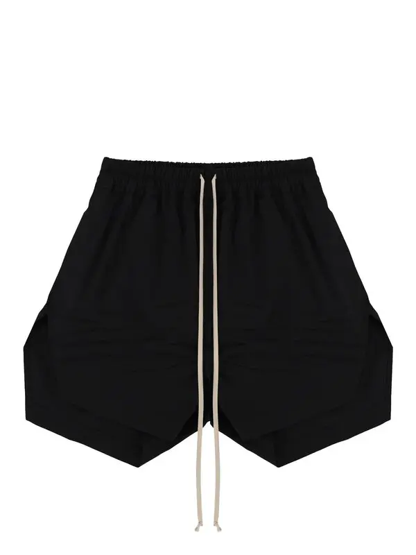Rick Owens Cotton Shorts - Black