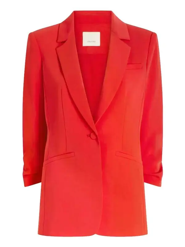 Cinq À Sept Crepe Khloe Blazer - Red