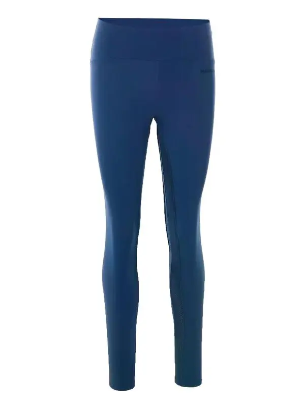 Patrizia Pepe Logo Print Leggings - Blue