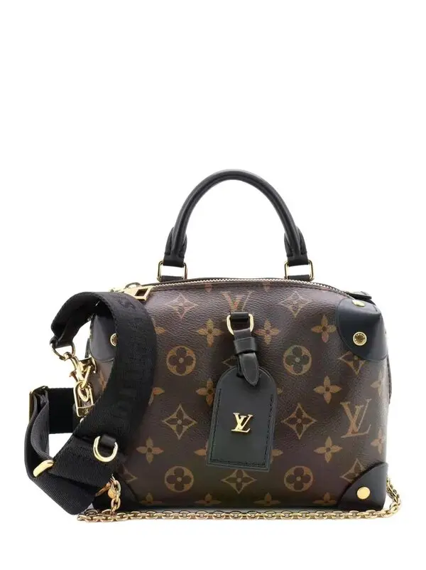 LOUIS VUITTON Petite Malle Souple Monogram Canvas - Black