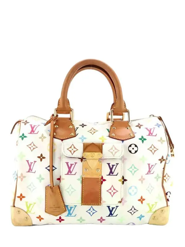 LOUIS VUITTON Speedy Handbag Monogram Multicolor 30 Satchel - Multicolour