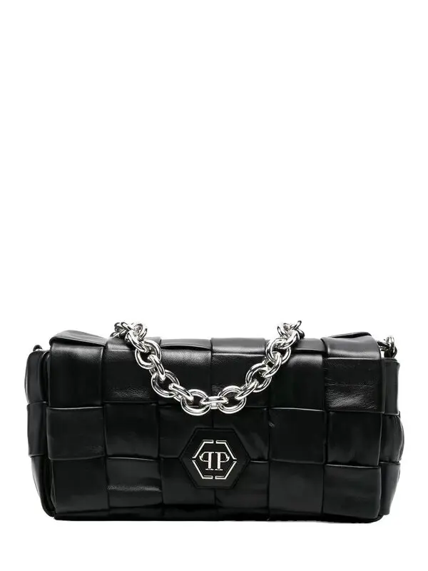 Philipp Plein Hexagon Medium Shoulder Bag - Black