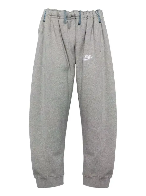 BLESS Jersey And Denim Trousers - Grey