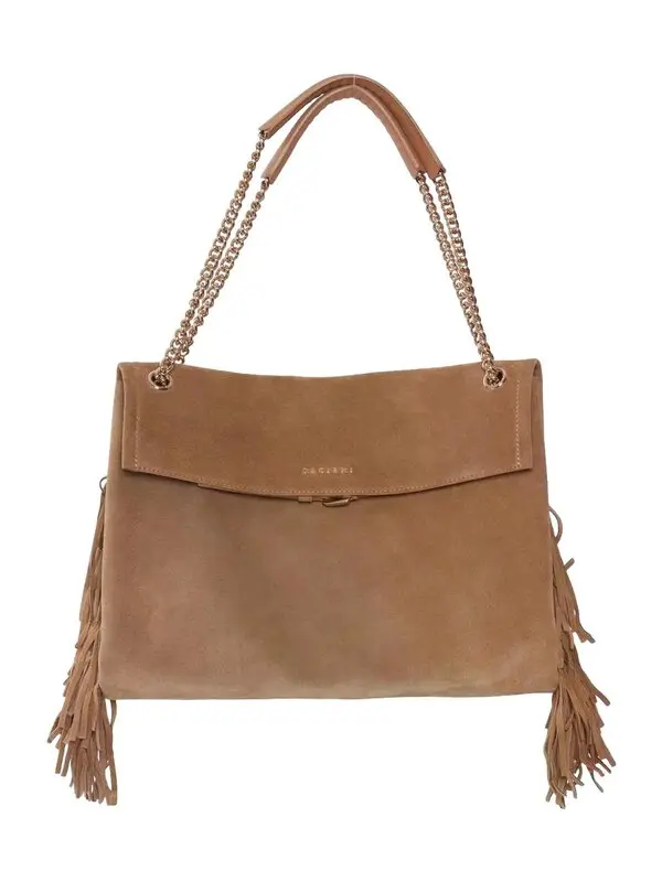 Orciani Venus Fringed Shoulder Bag - Neutrals