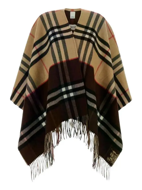 Burberry Reversible Cape - Neutrals