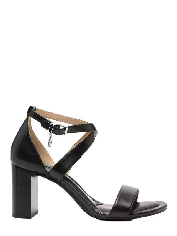 Michael Kors Block Heel Sandals - Black